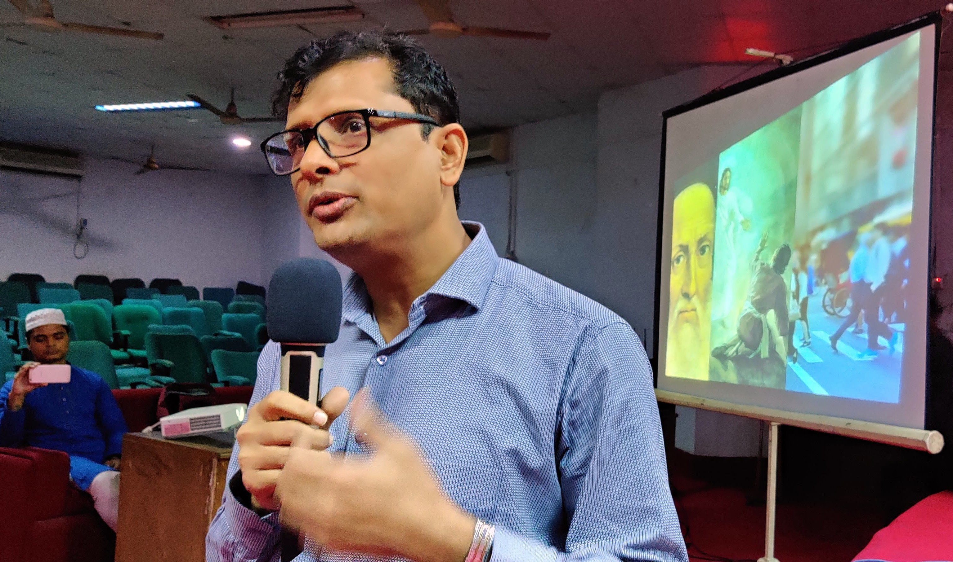 Jagannath University students discuss the philosophy of animal rights – Rainer Ebert